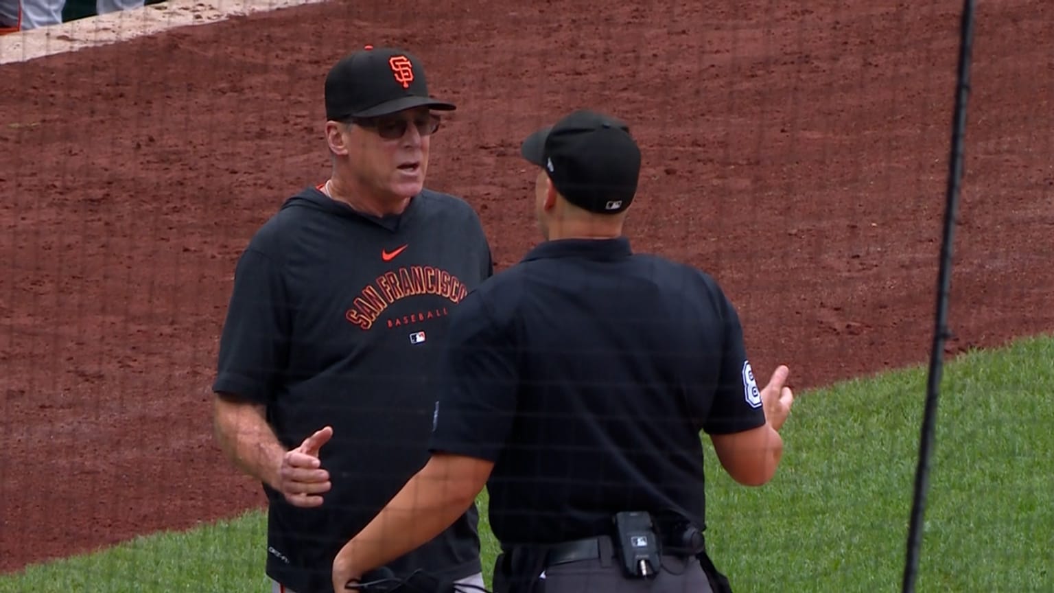 Bob Melvin gets ejected during the 1st inning | 08/08/2024 | San ...