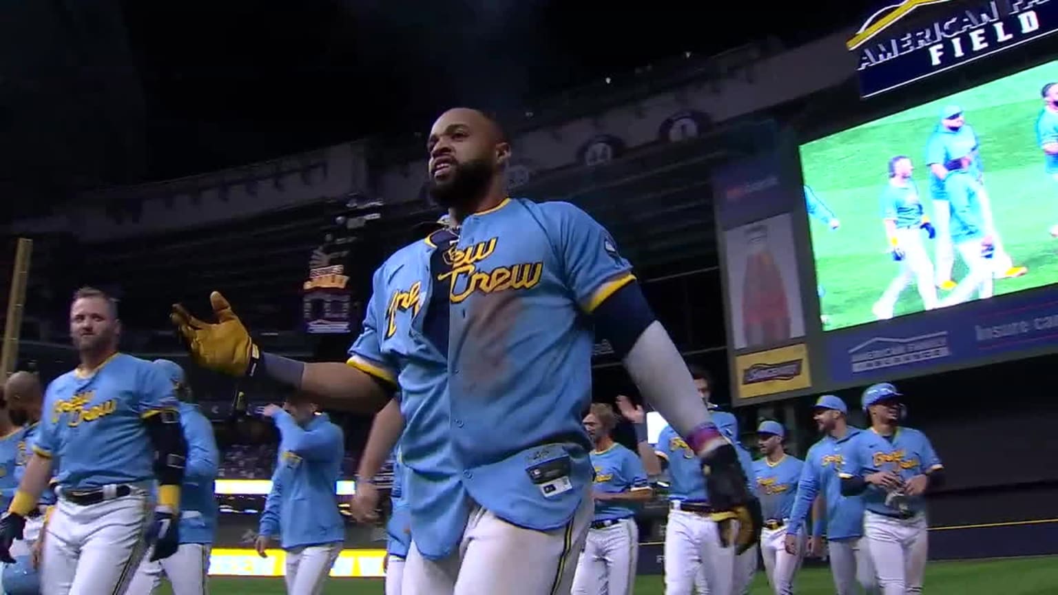 Carlos Santana hits a walk-off RBI double in the 10th | 09/29/2023 ...