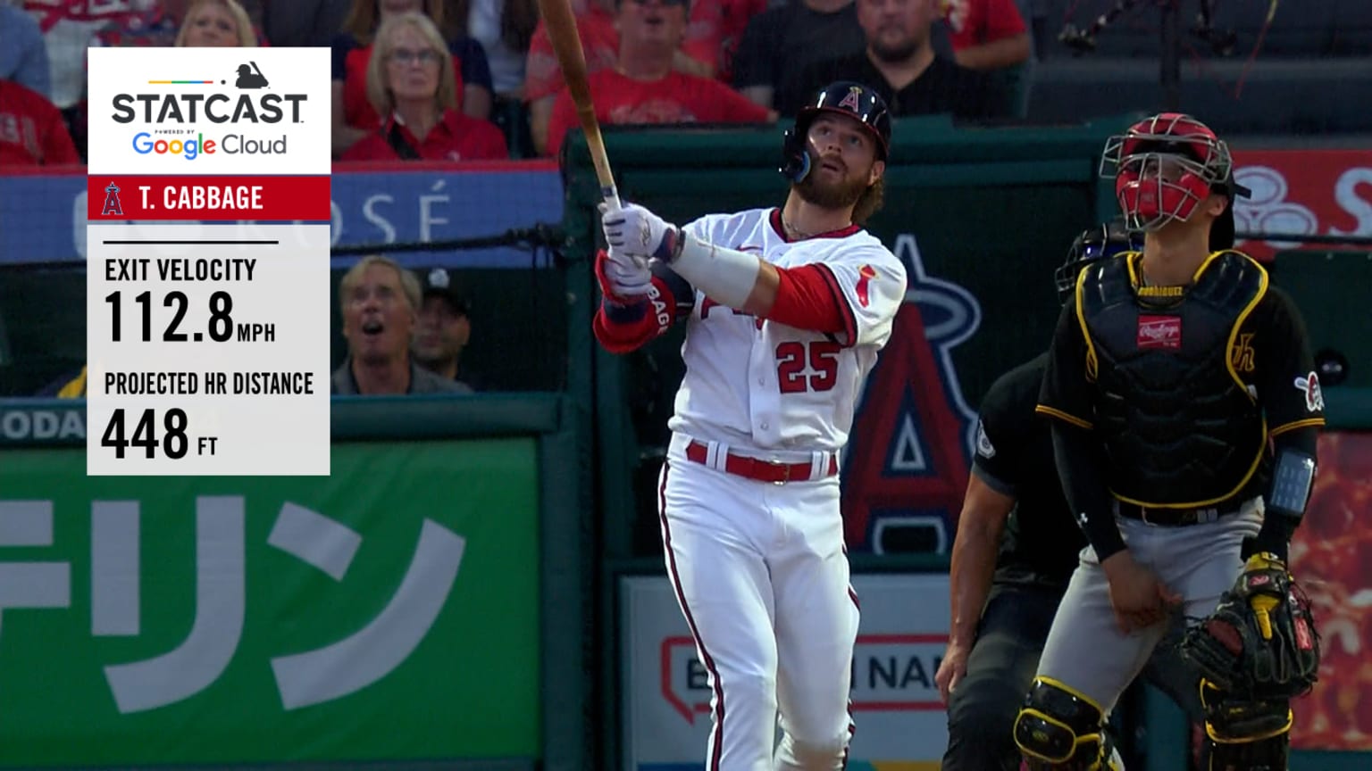 Trey Cabbage hits 448-foot jack for first MLB dinger | 07/21/2023 | New York Mets