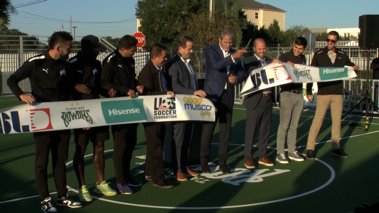 The Rays Unveil A Mini Soccer Pitch 11 18 2022 Tampa Bay Rays