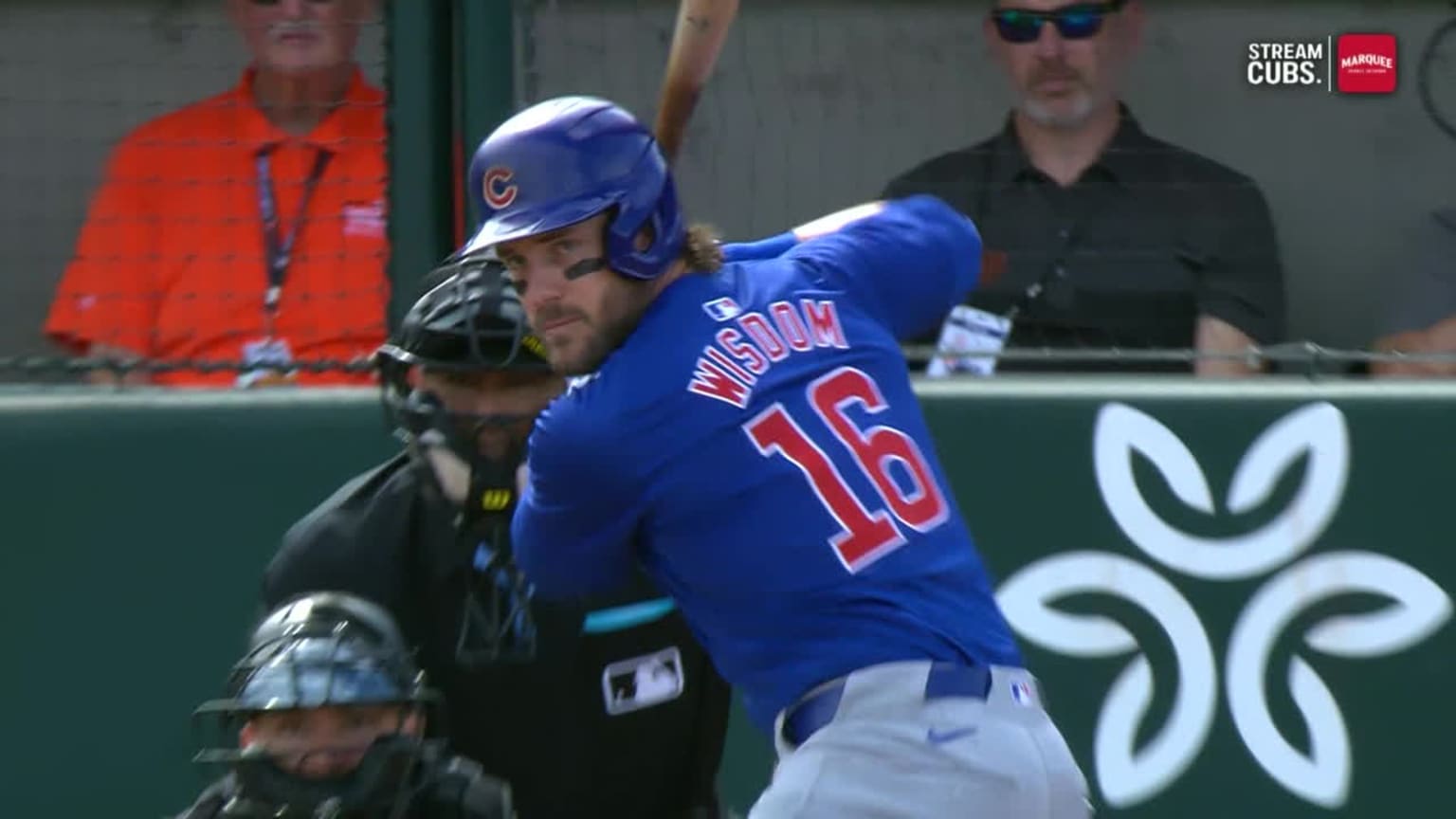 Patrick Wisdom lines an RBI double to left-center | 02/24/2024 ...