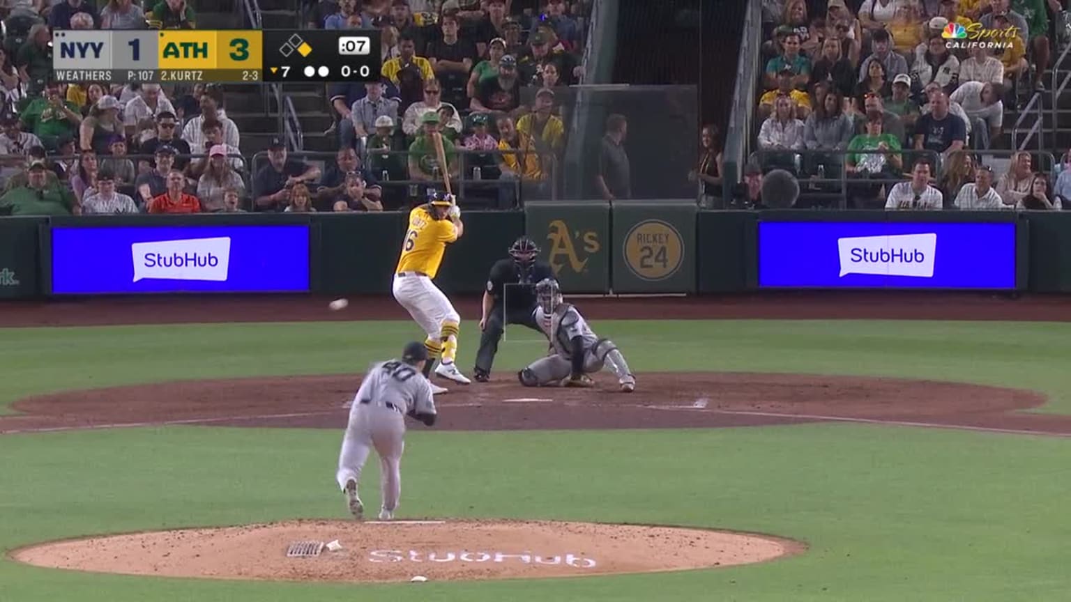 Ryan Weathers In play, run(s) to Nick Kurtz | 05/31/2026 | MLB.com