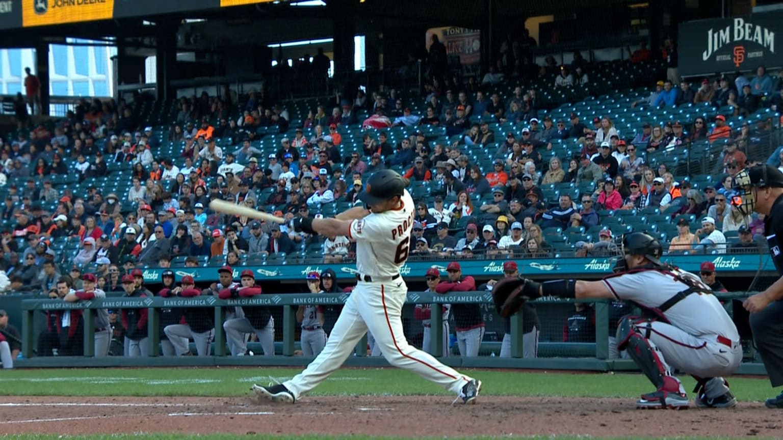 Ford Proctor lines out to left, Austin Slater scores | 10/01/2022 | San ...