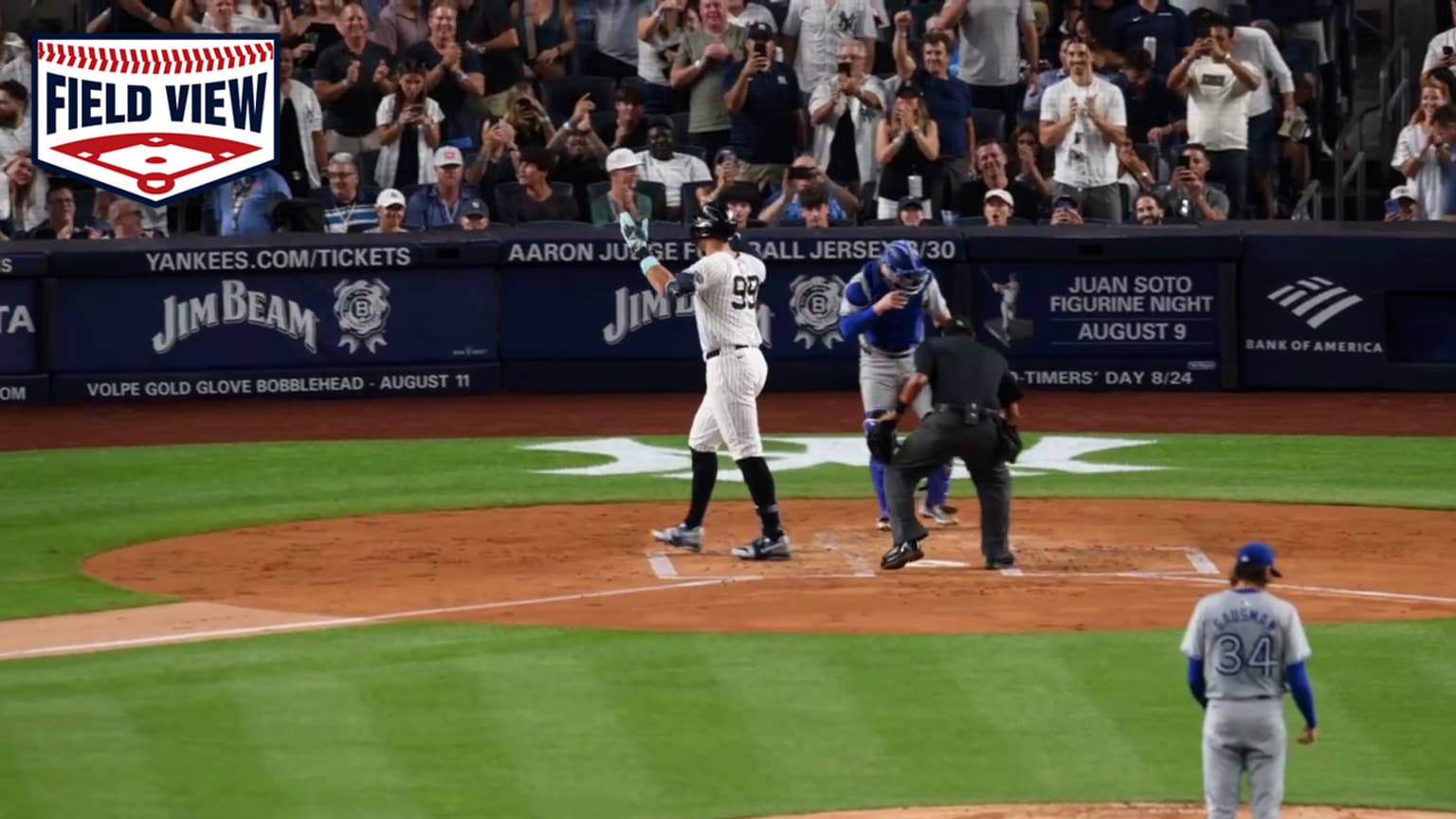 Field View: Aaron Judge's 40th home run | 08/02/2024 | New York Yankees