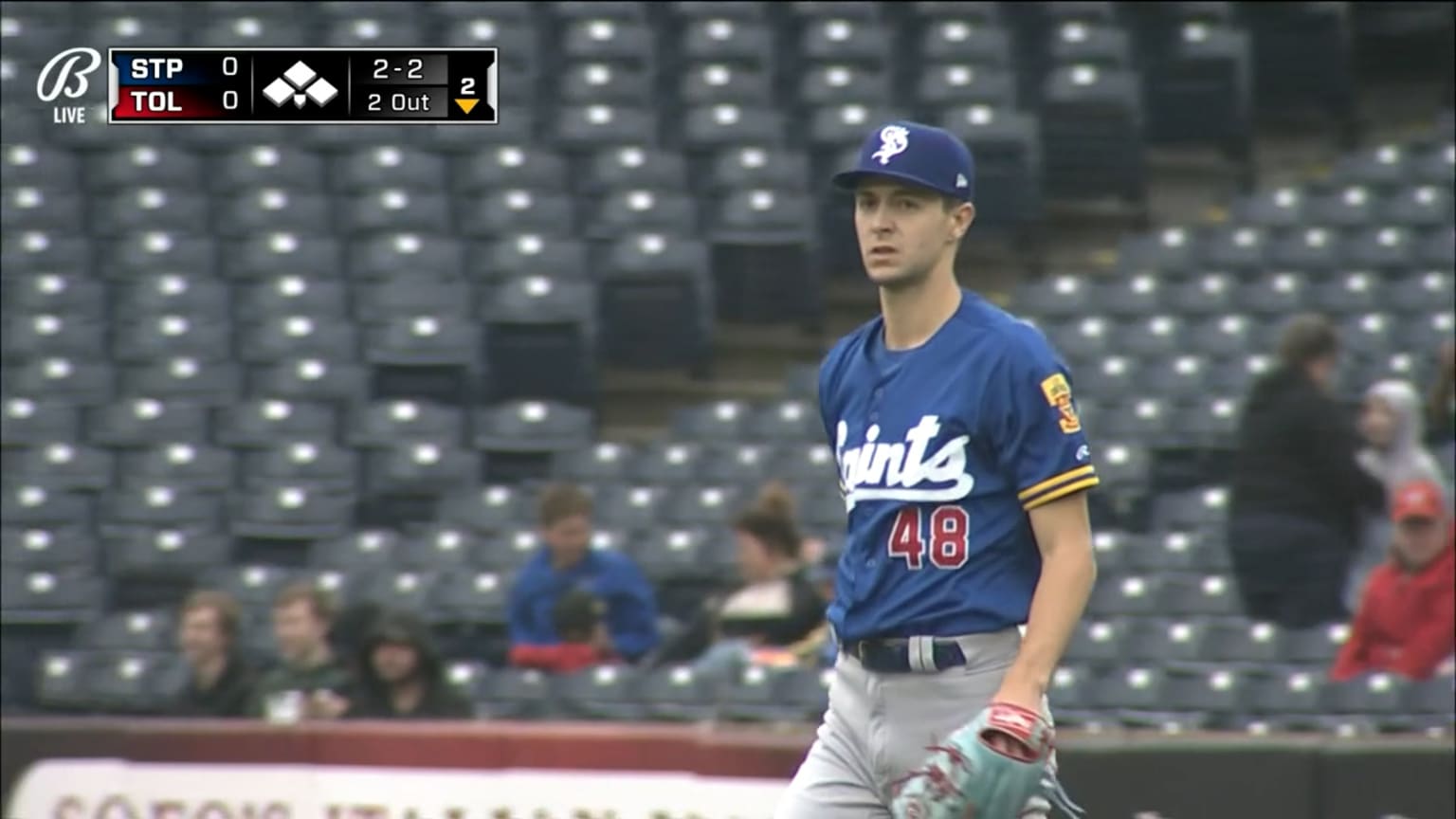 David Festa strikes out the side in the 2nd inning | 05/11/2024 ...
