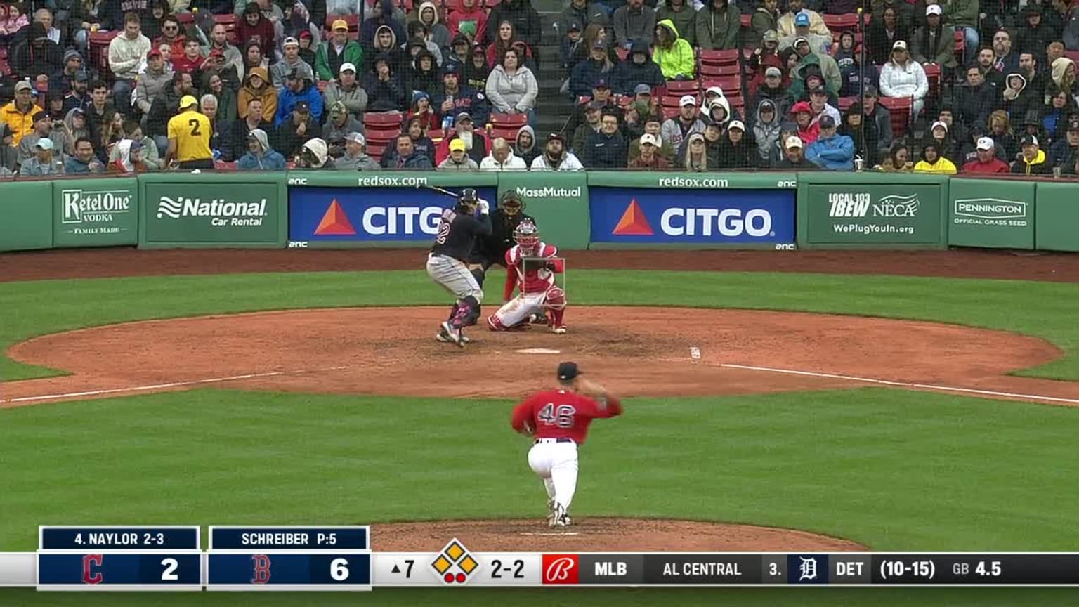 Naylor hits a three run double in the tp of the 7th | 04/29/2023 | Cleveland Guardians