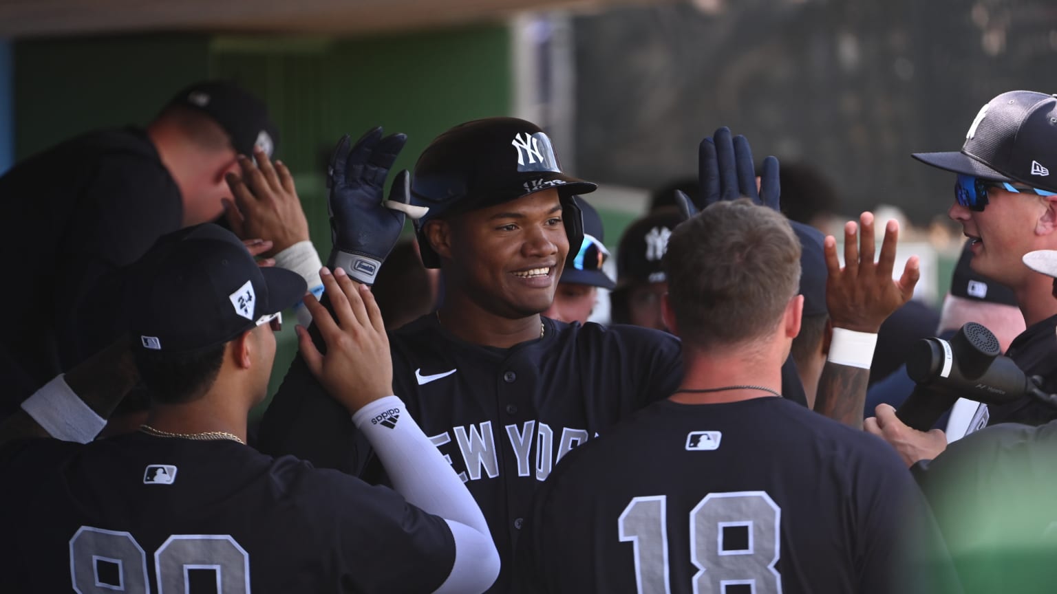 Oscar Gonzalez hits a two-run home run to left-center | 03/11/2024 ...