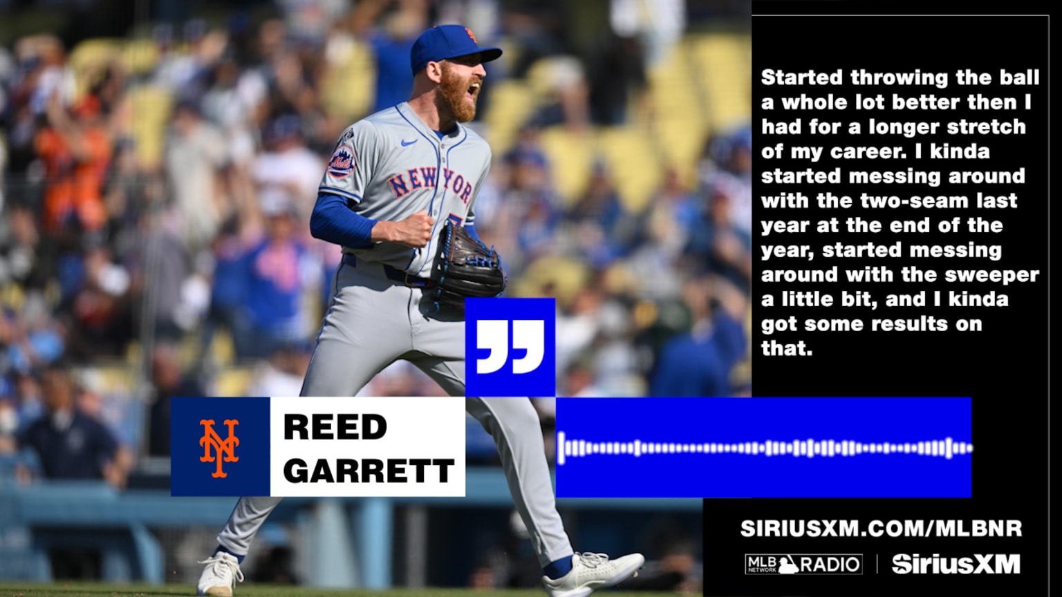 Reed Garrett on his first career save | 04/25/2024 | New York Mets