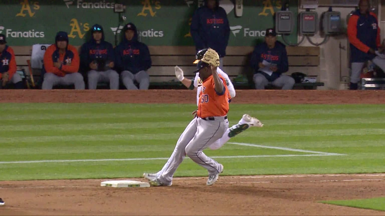 Noda legs out an infield single after call stands | 05/26/2023 ...