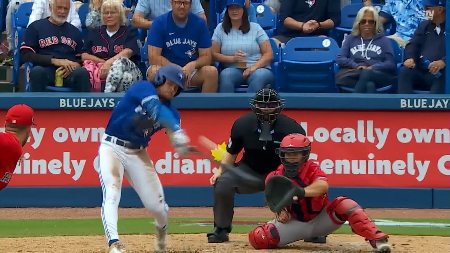 Addison Barger's second RBI double | 03/22/2024 | Toronto Blue Jays