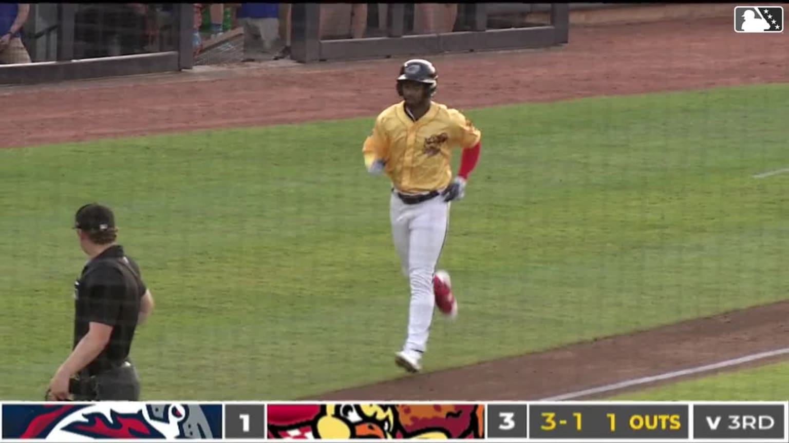Kahlil Watson's 10th homer of the season | 06/22/2024 | Cleveland Guardians