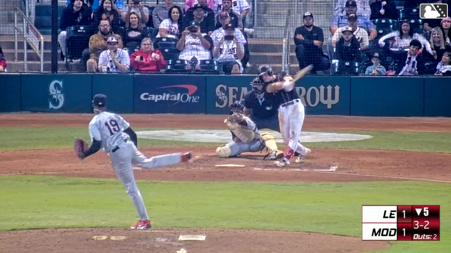 Josh Caron's RBI single | 09/19/2024 | Seattle Mariners