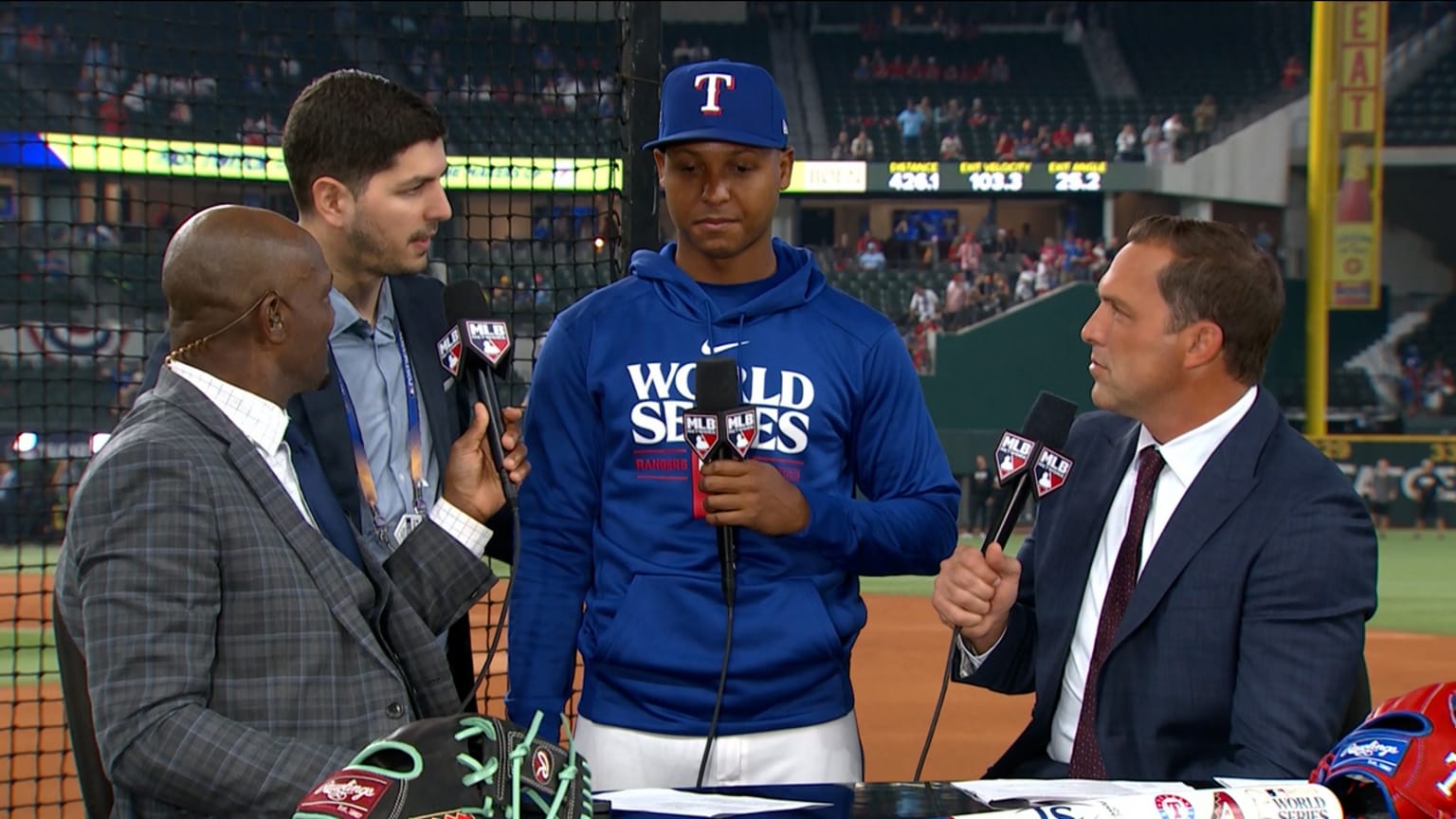 José Leclerc on playing in the World Series and more | 10/27/2023 | MLB.com