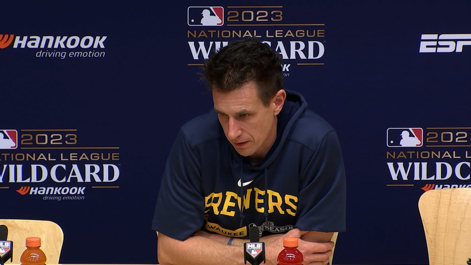The Brewers speak to the media | 10/05/2023 | Milwaukee Brewers