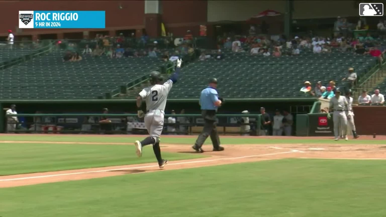 Roc Riggio's solo home run | 06/23/2024 | New York Mets