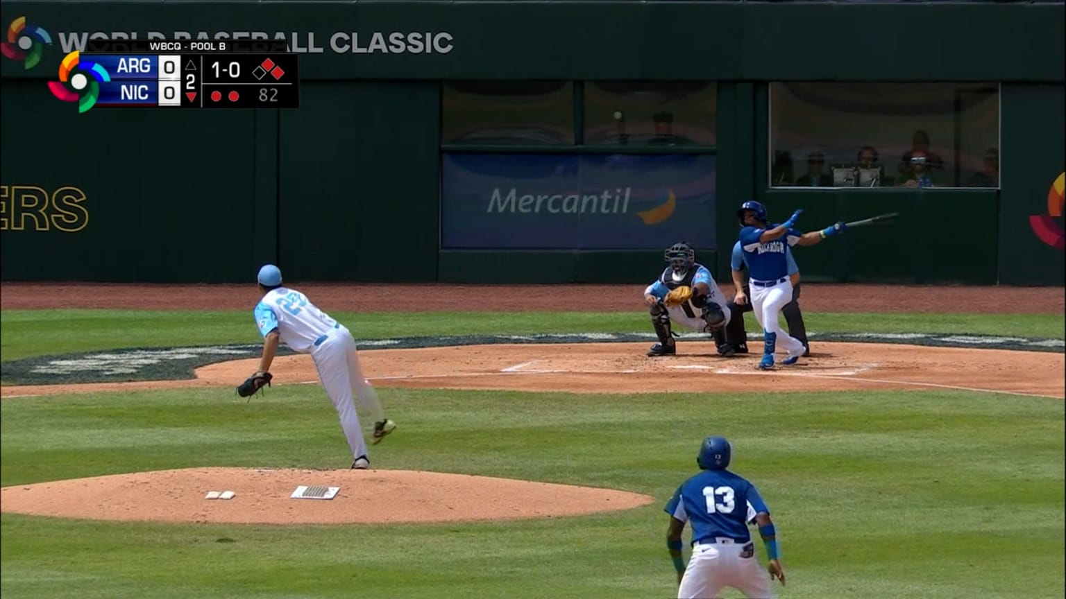 Team Nicaragua drives in two runs in the 2nd inning | 10/04/2022 | MLB.com