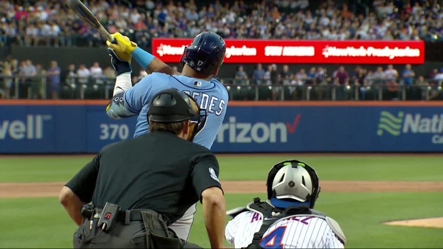 Isaac Paredes belts a three-run homer to left field | 05/16/2023 | MLB.com