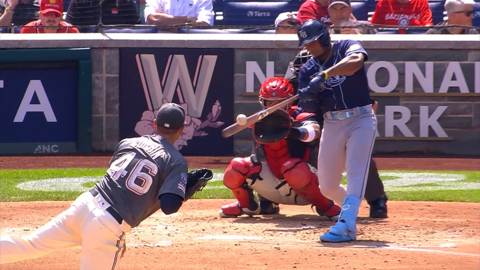 Wander Franco lines a two-run home run | 04/05/2023 | Tampa Bay Rays