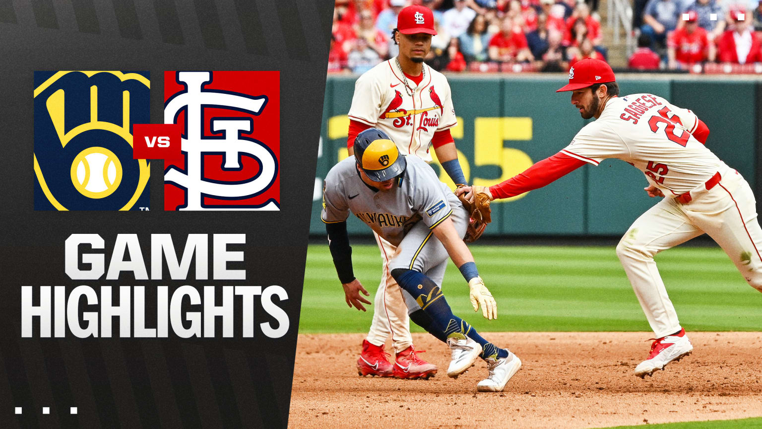 Brewers vs. Cardinals Highlights | 04/26/2025 | St. Louis Cardinals