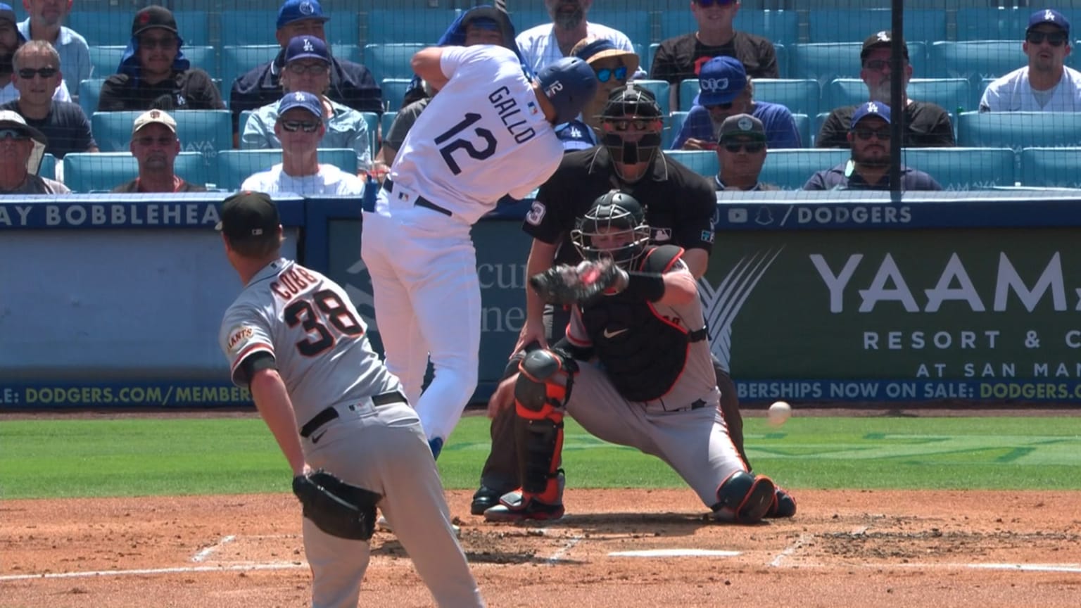Joey Gallo gets hit by a pitch in the 2nd inning | 09/07/2022 | MLB.com