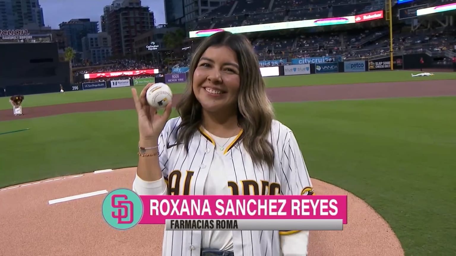 9/26/25 Honorary First Pitch Roxana Sanchez Reyes | 10/26/2025 | San ...