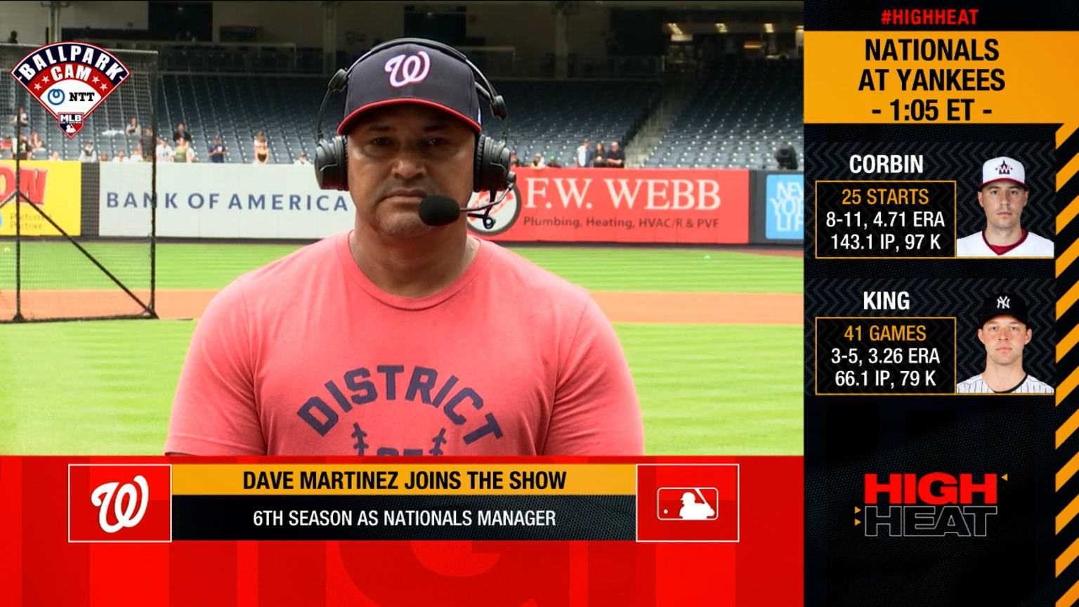 Nationals Manager Dave Martinez joins High Heat | 08/24/2023 ...