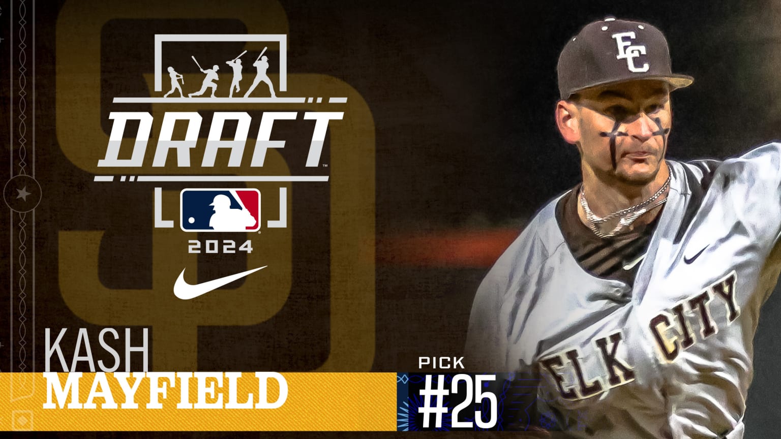 Draft 2024: Padres select LHP Kash Mayfield No. 25 | 07/15/2024 | San ...