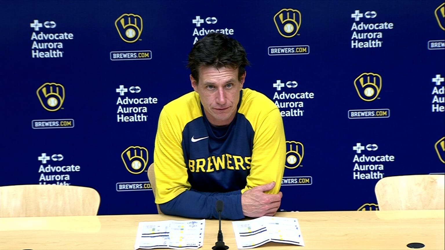 Craig Counsell talks doubleheader sweep vs. Giants | 09/08/2022 ...