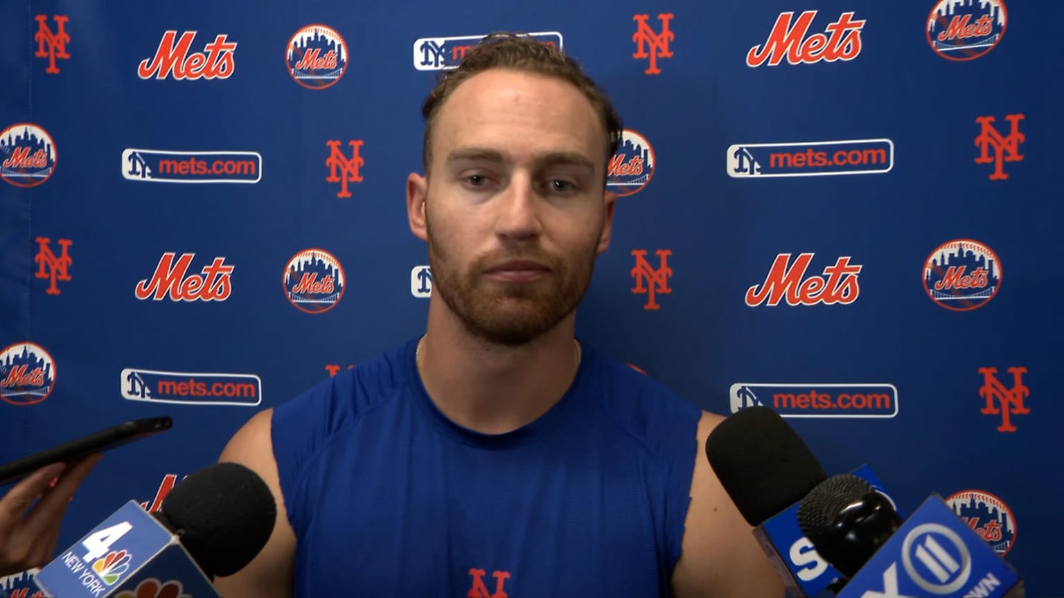 Brandon Nimmo on Mark Vientos' success, more | 10/06/2024 | New York Mets