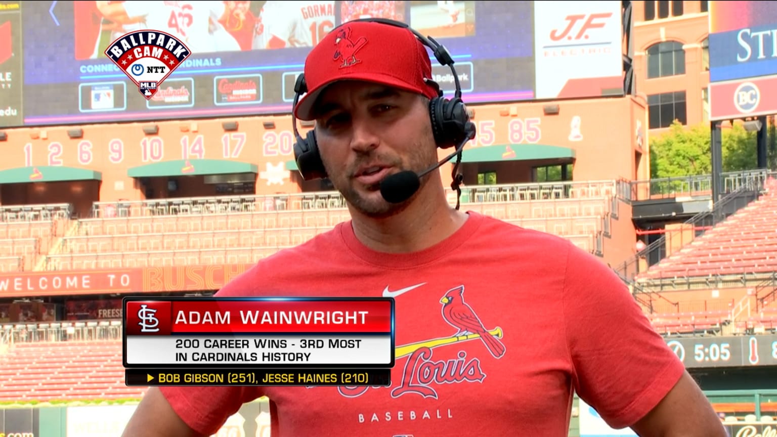 Adam Wainwright joins MLB Tonight to discuss 200 wins | 09/19/2023 | St ...