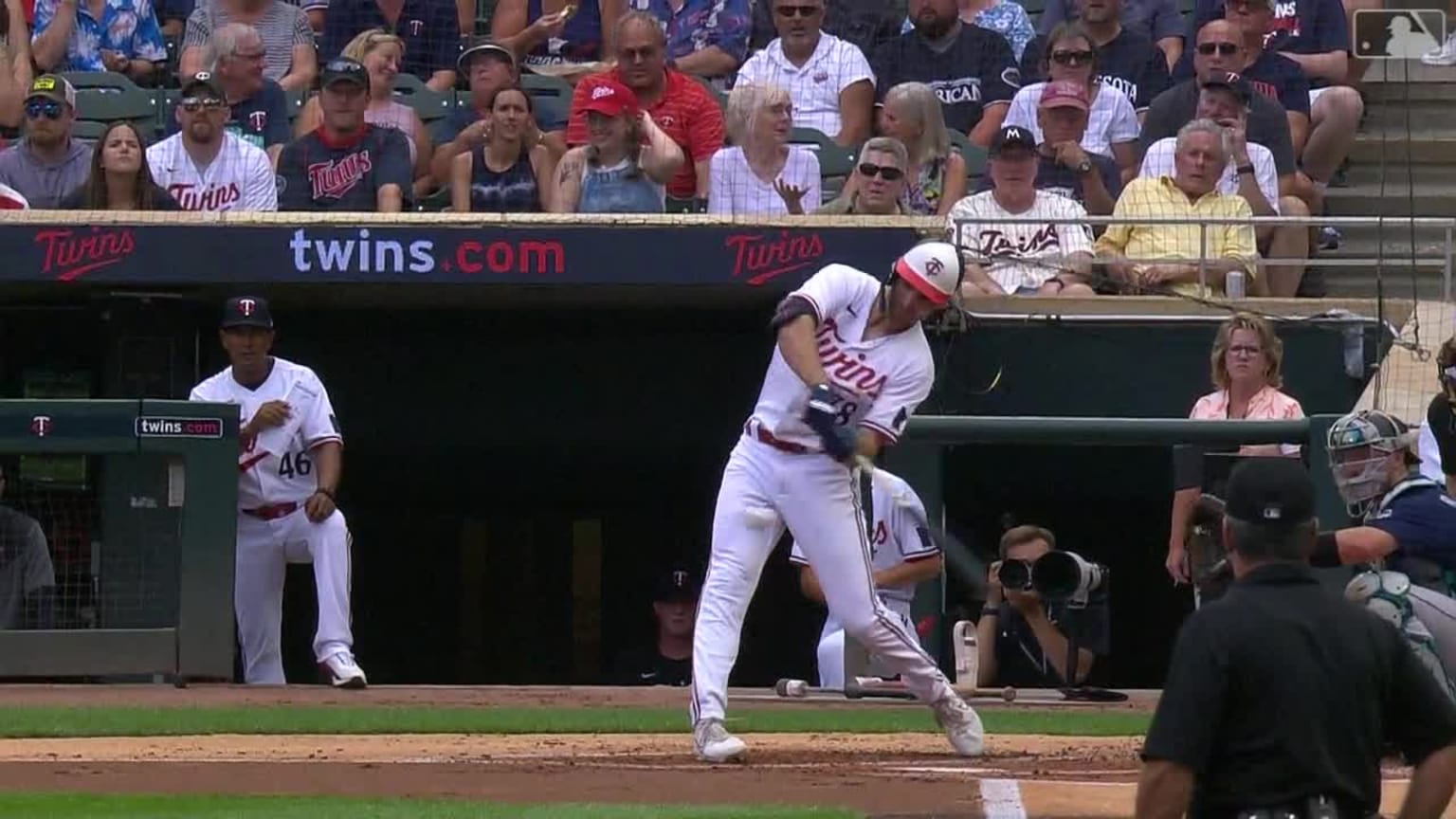 Wallner la bota con uno a bordo | 25/07/2023 | Los Twins de Minnesota