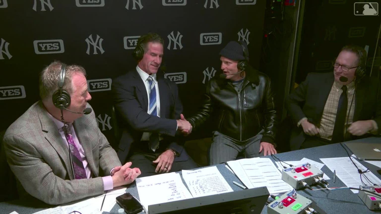 Actor Woody Harrelson joins the YES booth in the 7th | 04/18/2023 | New ...