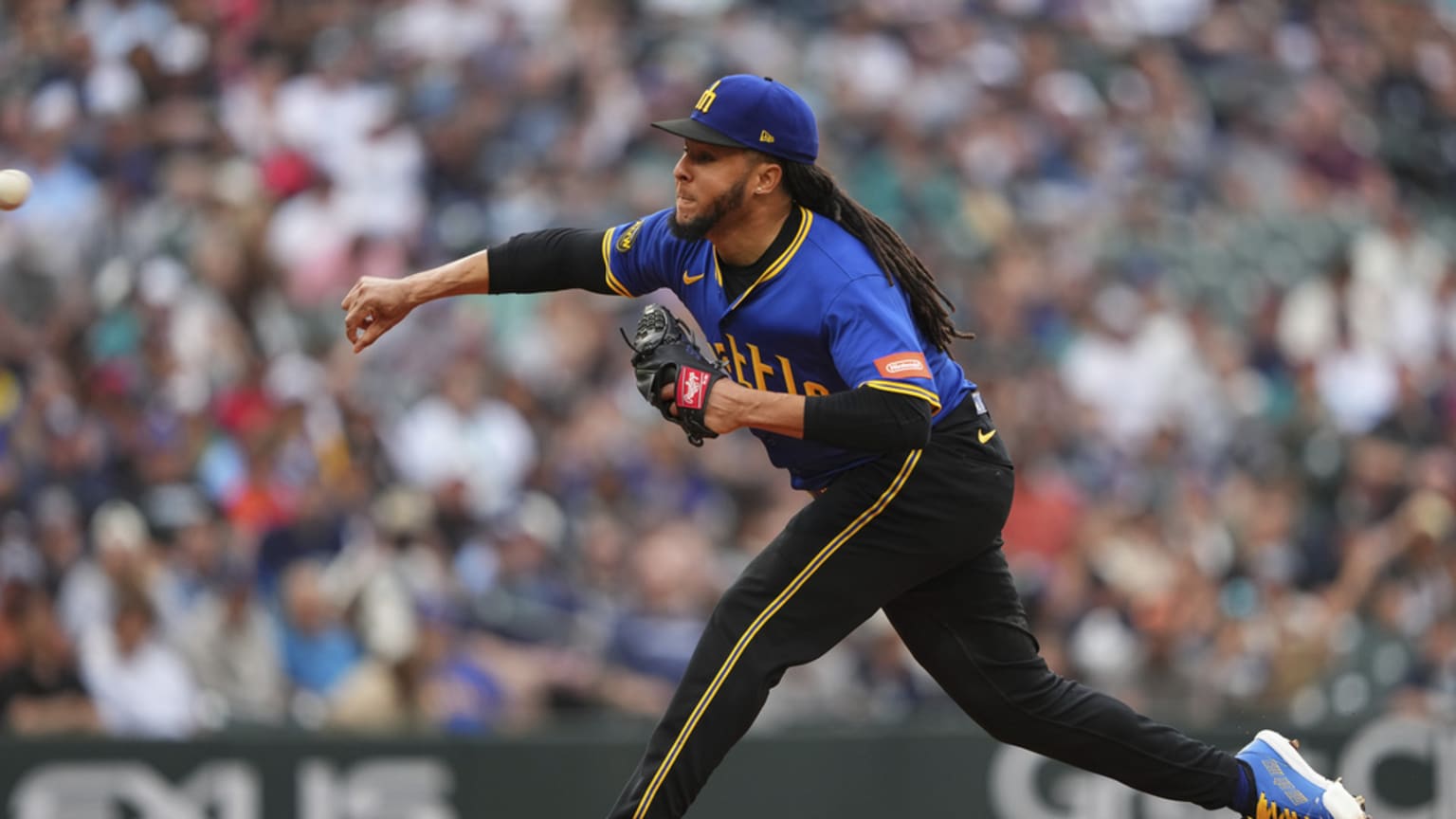 Luis Castillo strikes out Jake Mangum | 08/08/2025 | Seattle Mariners