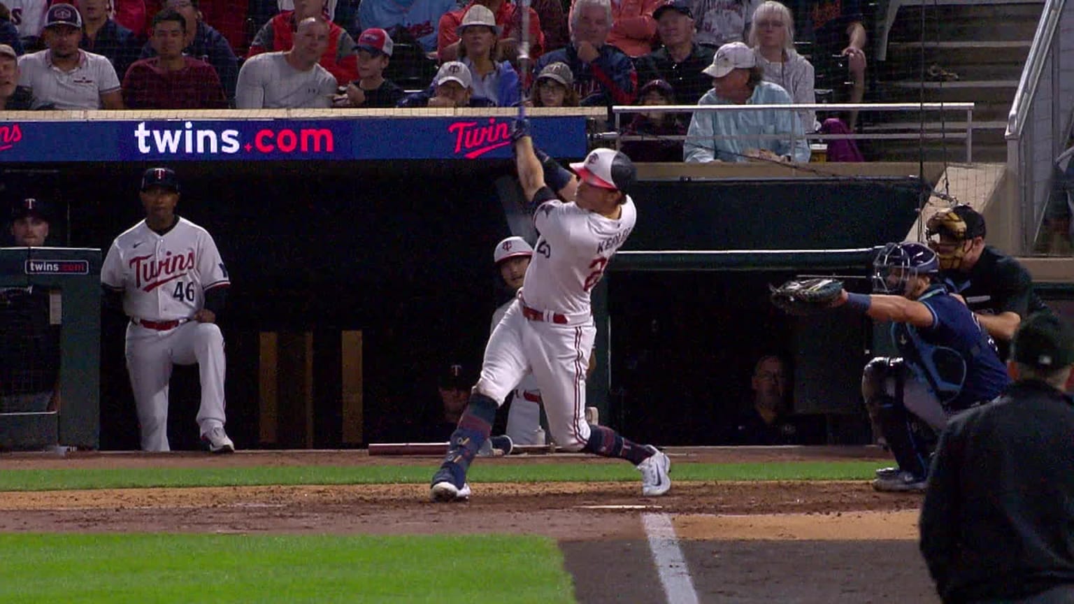 Max Kepler clubs towering solo HR to right in the 4th | 09/11/2023 ...