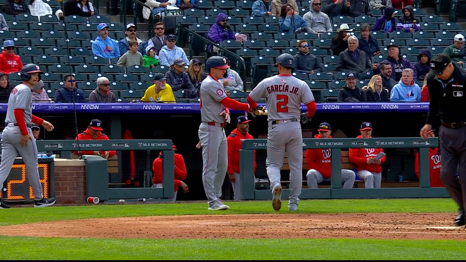 José Tena's RBI fielder's choice | 04/19/2025 | Washington Nationals