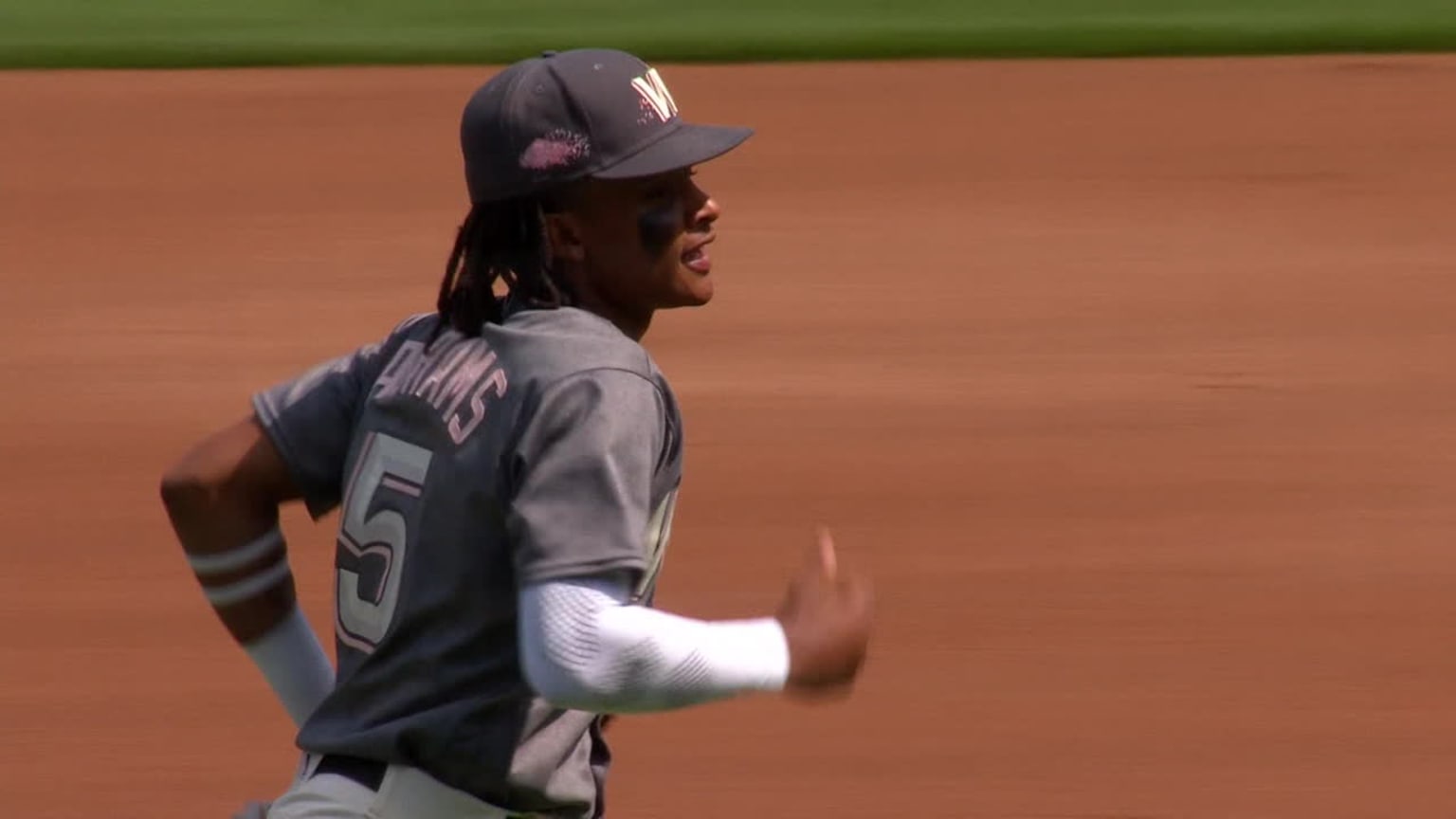 CJ Abrams jumps to make a run-saving catch | 04/05/2023 | Washington ...