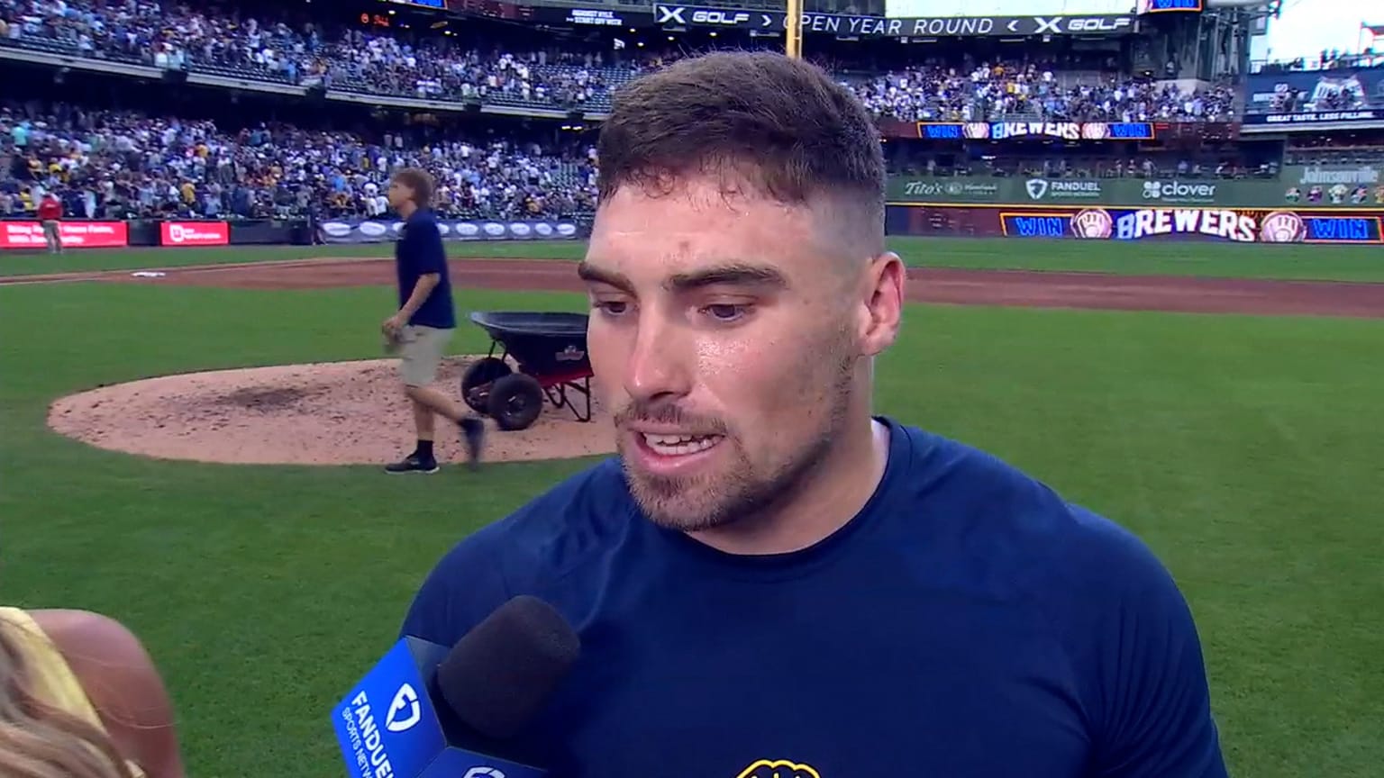 Caleb Durbin on his walk-off single | 07/12/2025 | MLB.com