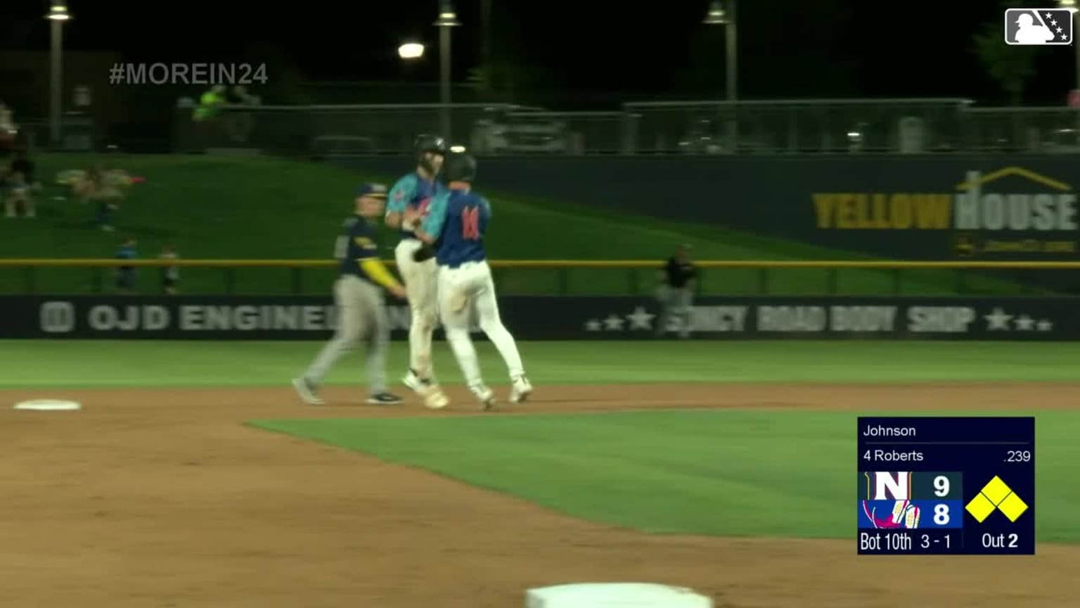 Caleb Roberts Walk Off Single 08072024 Arizona Diamondbacks