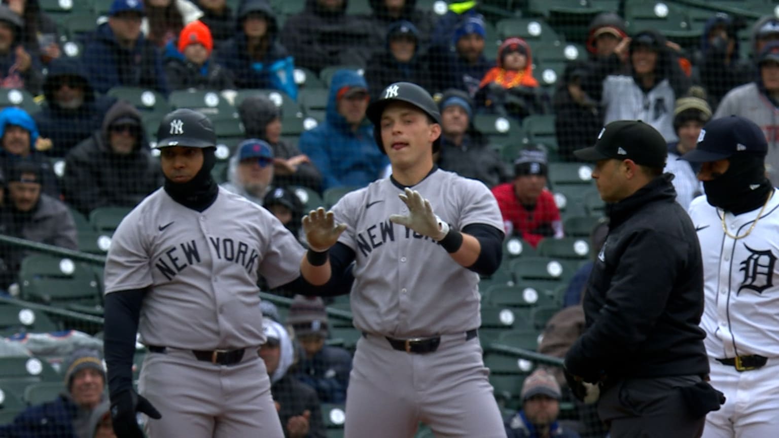 Ben Rice's first career triple | 04/07/2025 | New York Yankees