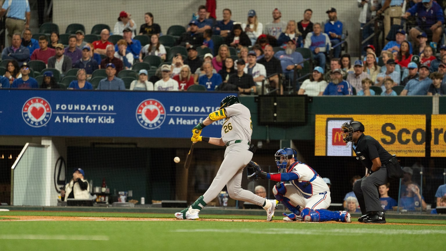 Tyler Nevin slaps an RBI single to right field | 04/10/2024 | Athletics