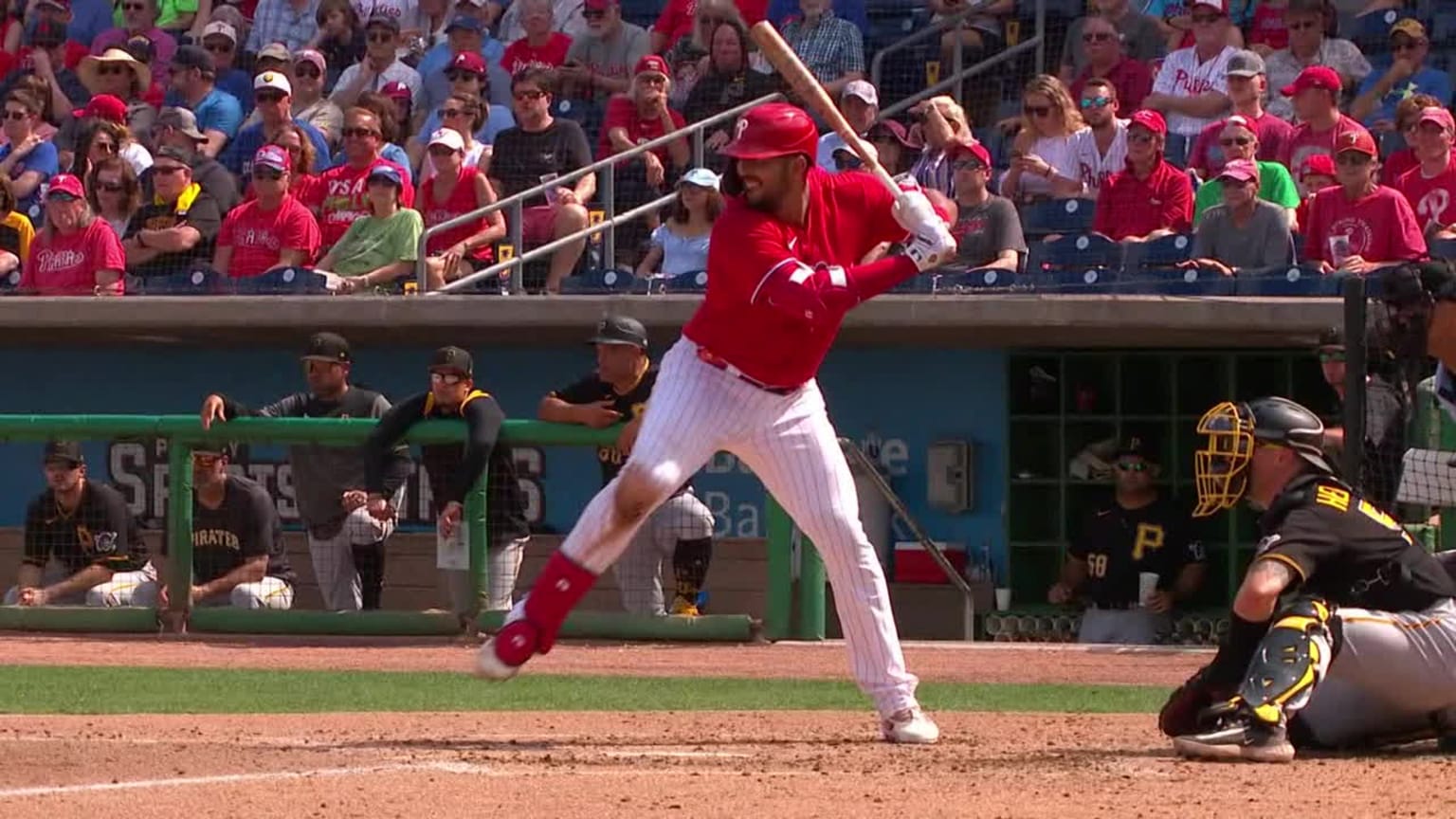 Hall puts Phillies on the board with a 2-run homer | 03/10/2023 ...