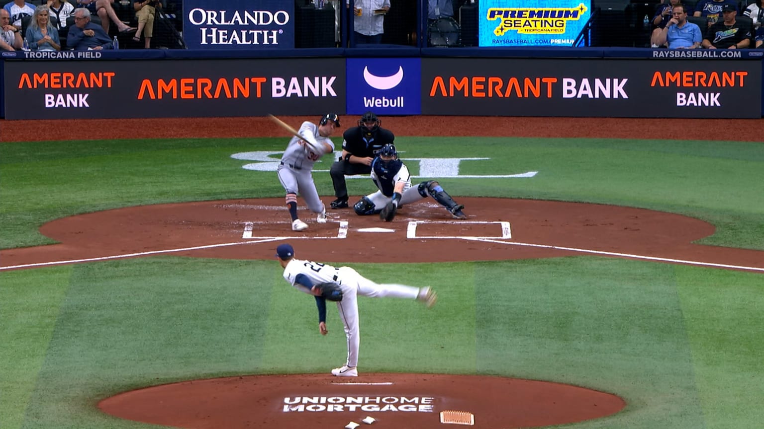 Griffin Jax poncha a Kerry Carpenter | 01/06/2026 | Los Rays de Tampa Bay