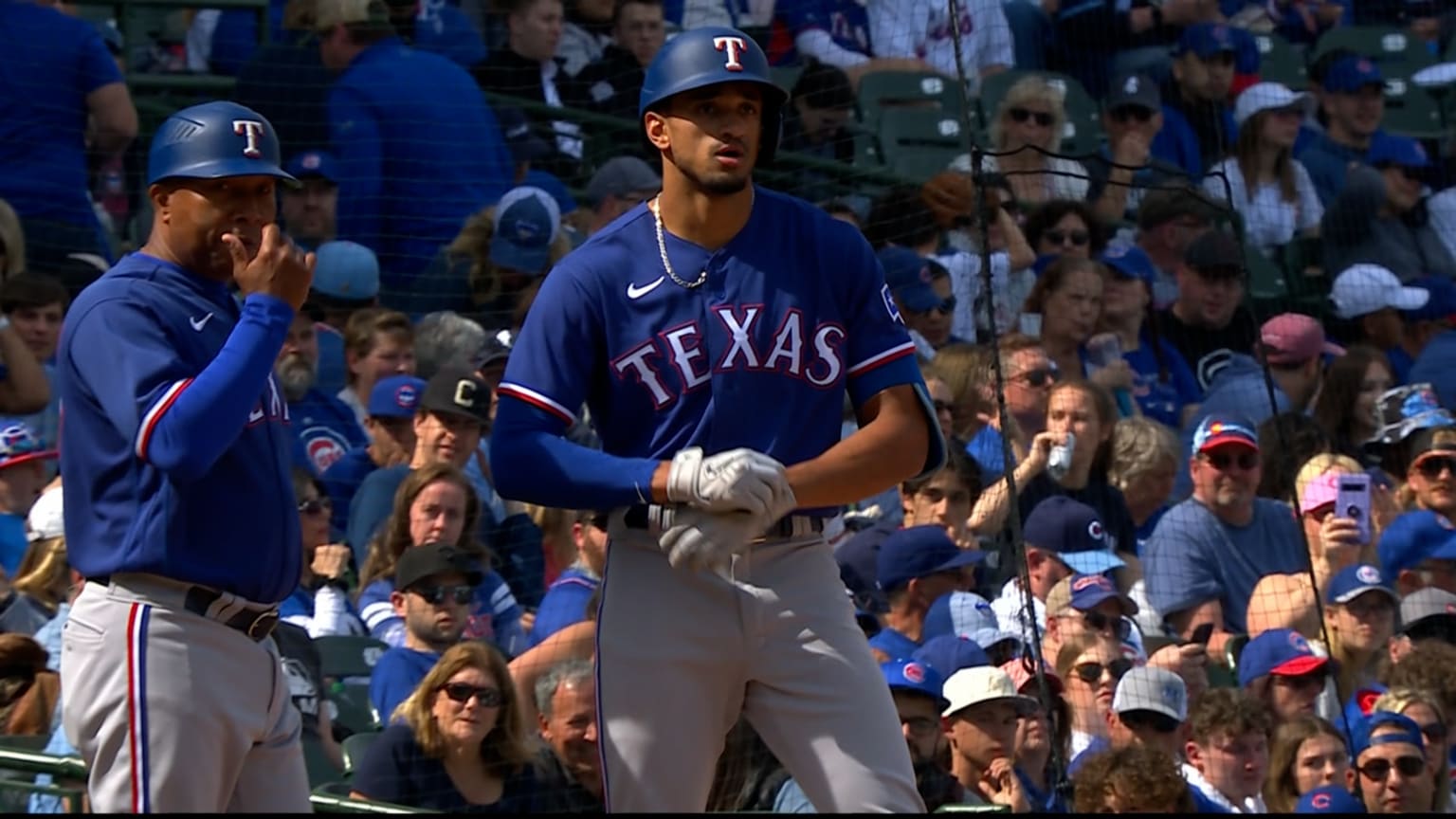 Bubba Thompson lines an RBI triple in the 6th | 04/09/2023 | Texas Rangers
