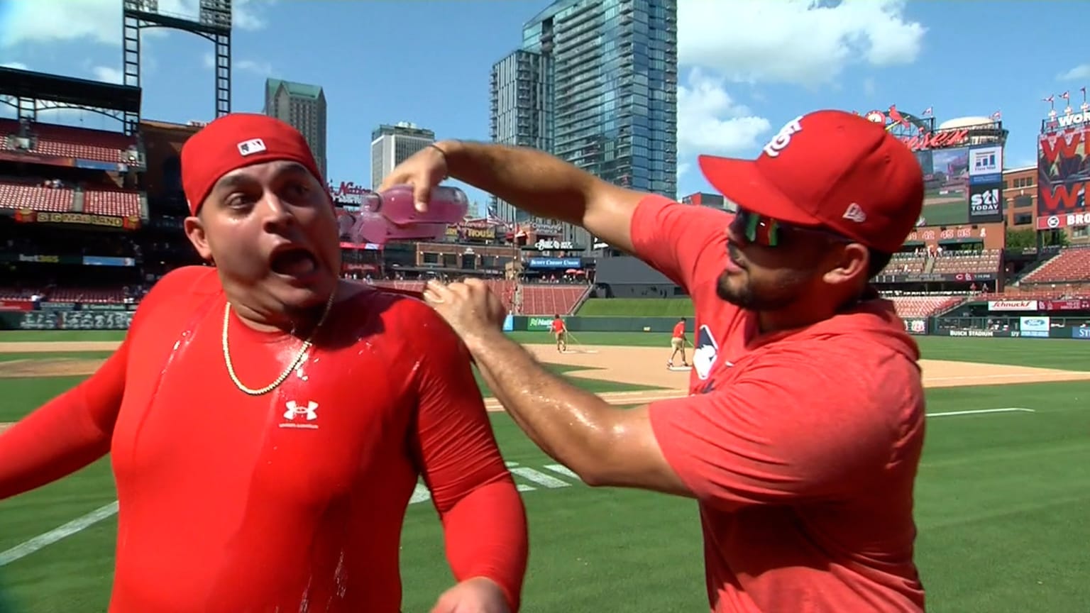 Yohel Pozo on his first career walk-off hit | 06/21/2025 | MLB.com