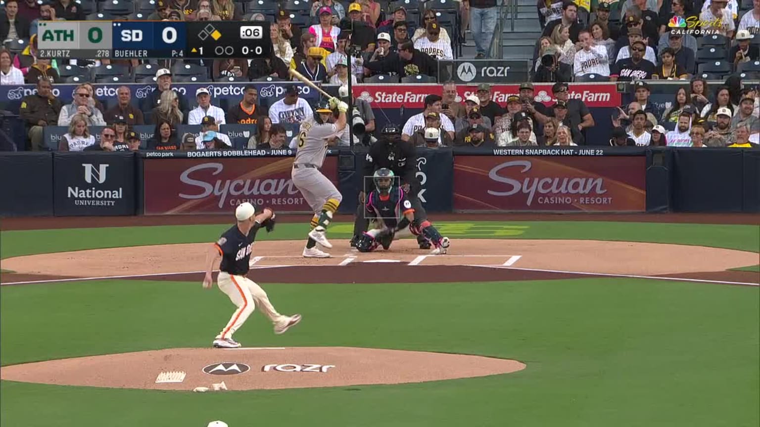 Walker Buehler In play, run(s) to Nick Kurtz | 05/22/2026 | Athletics