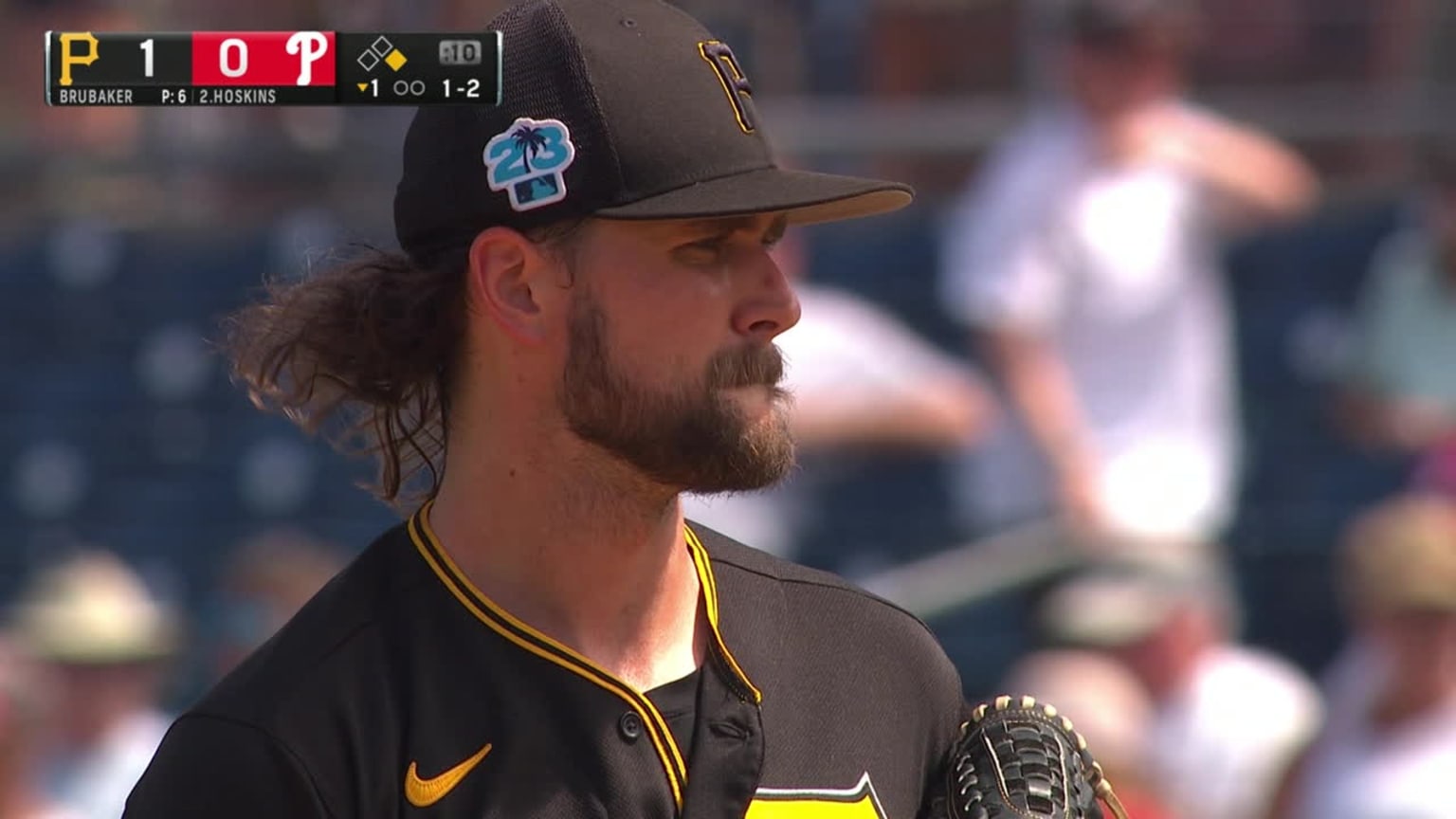 JT Brubaker gets six strikeouts in three-plus innings | 03/10/2023 ...