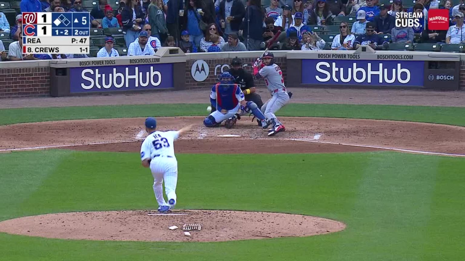 Colin Rea Swinging Strike to Dylan Crews | 09/07/2025 | MLB.com