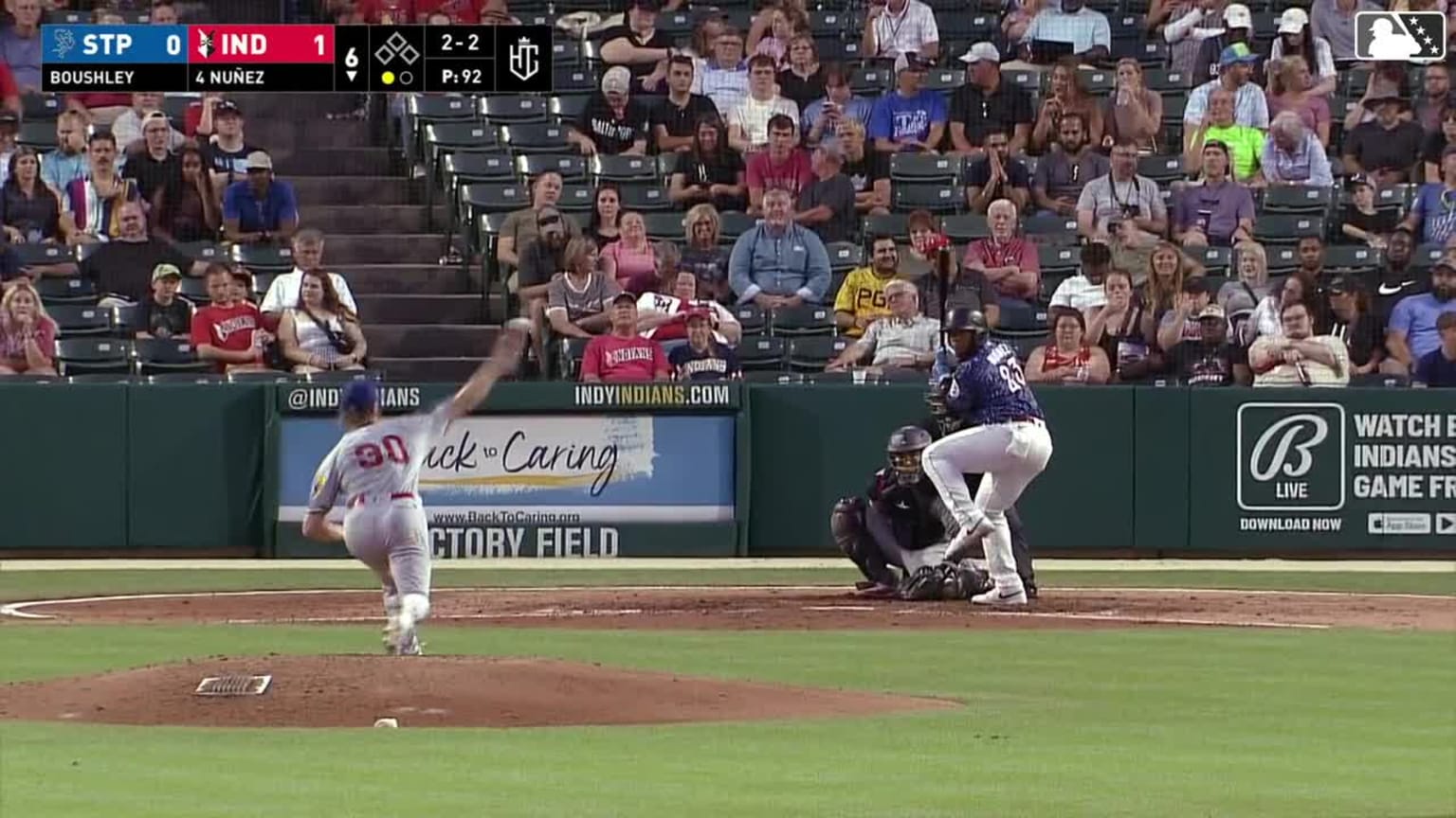 Caleb Boushley records his eighth K | 08/17/2024 | Texas Rangers