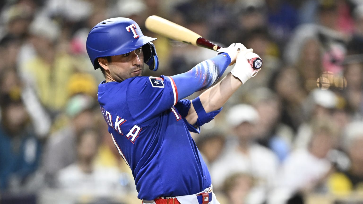 Kyle Higashioka's RBI single | 07/05/2025 | Texas Rangers