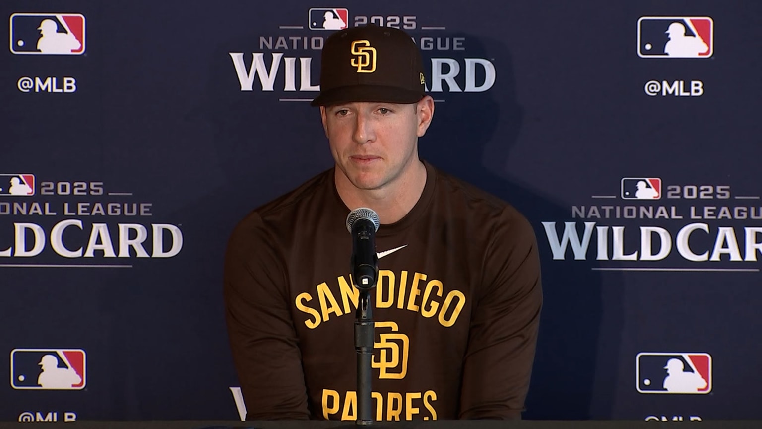 Nick Pivetta on starting Game 1 of Wild Card Series | 09/29/2025 | San ...